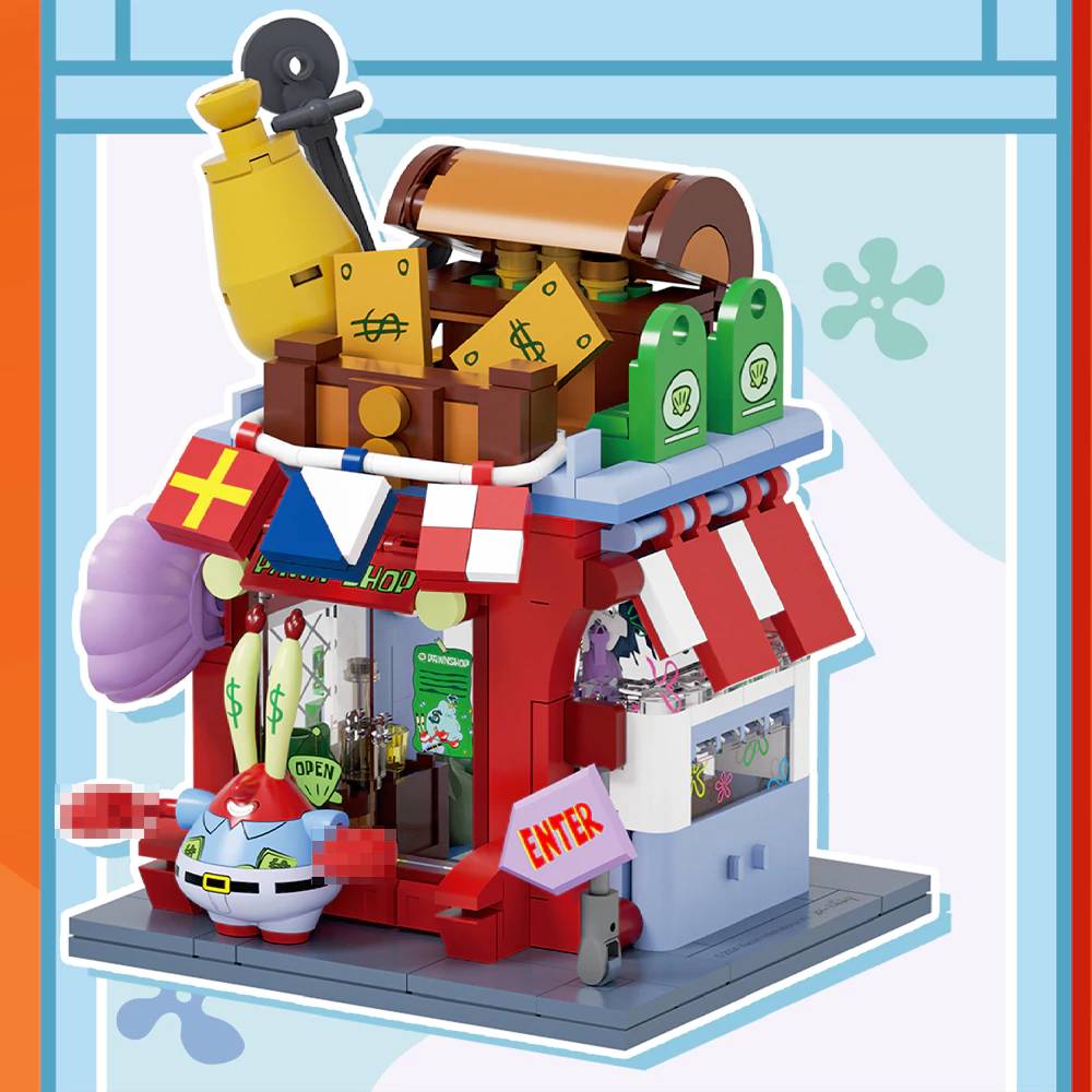 AREA-X SpongeBob Rolling in money • Set AB0059 • SetDB