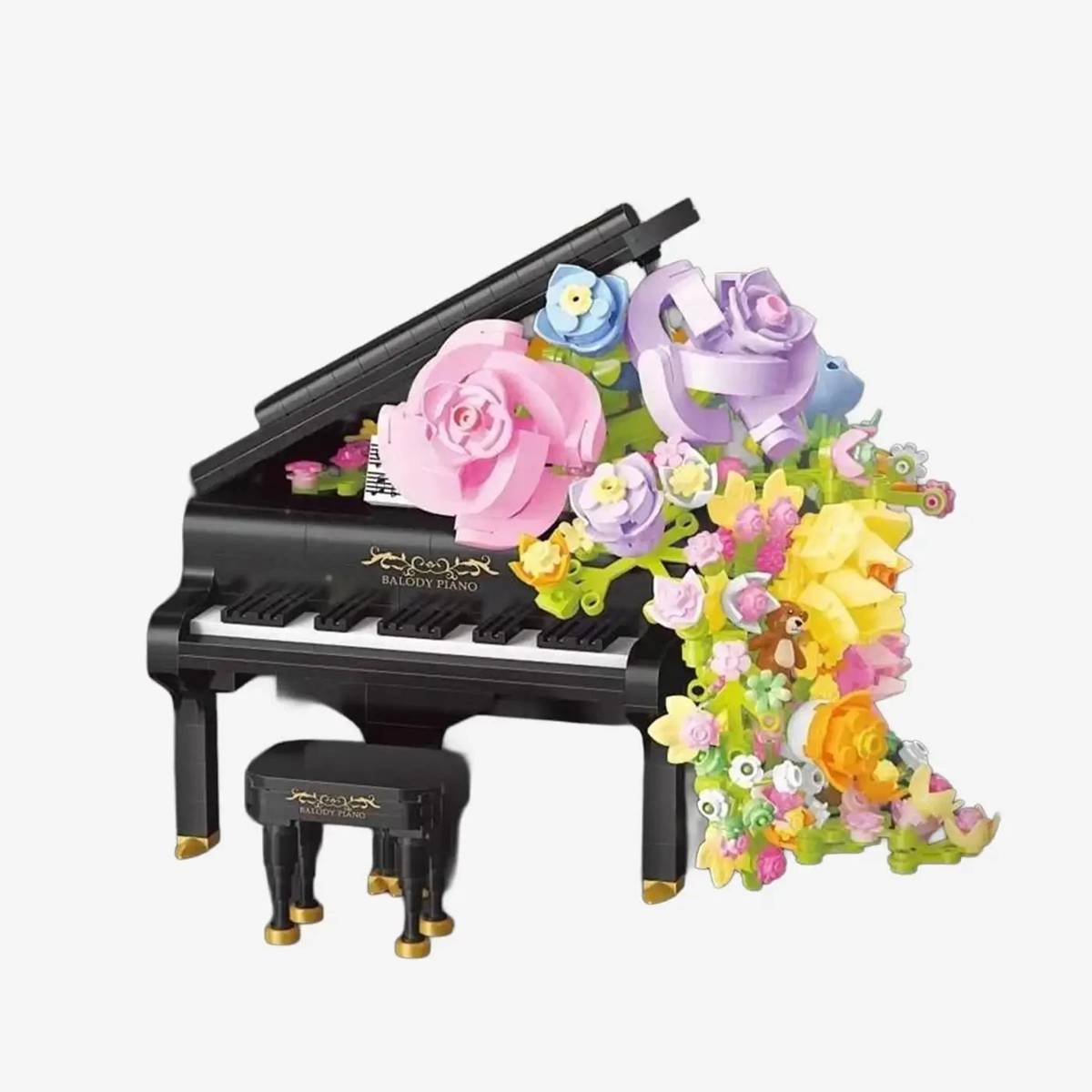 Balody Piano with flowers • MINI BLOCKS • Set 21194 • SetDB