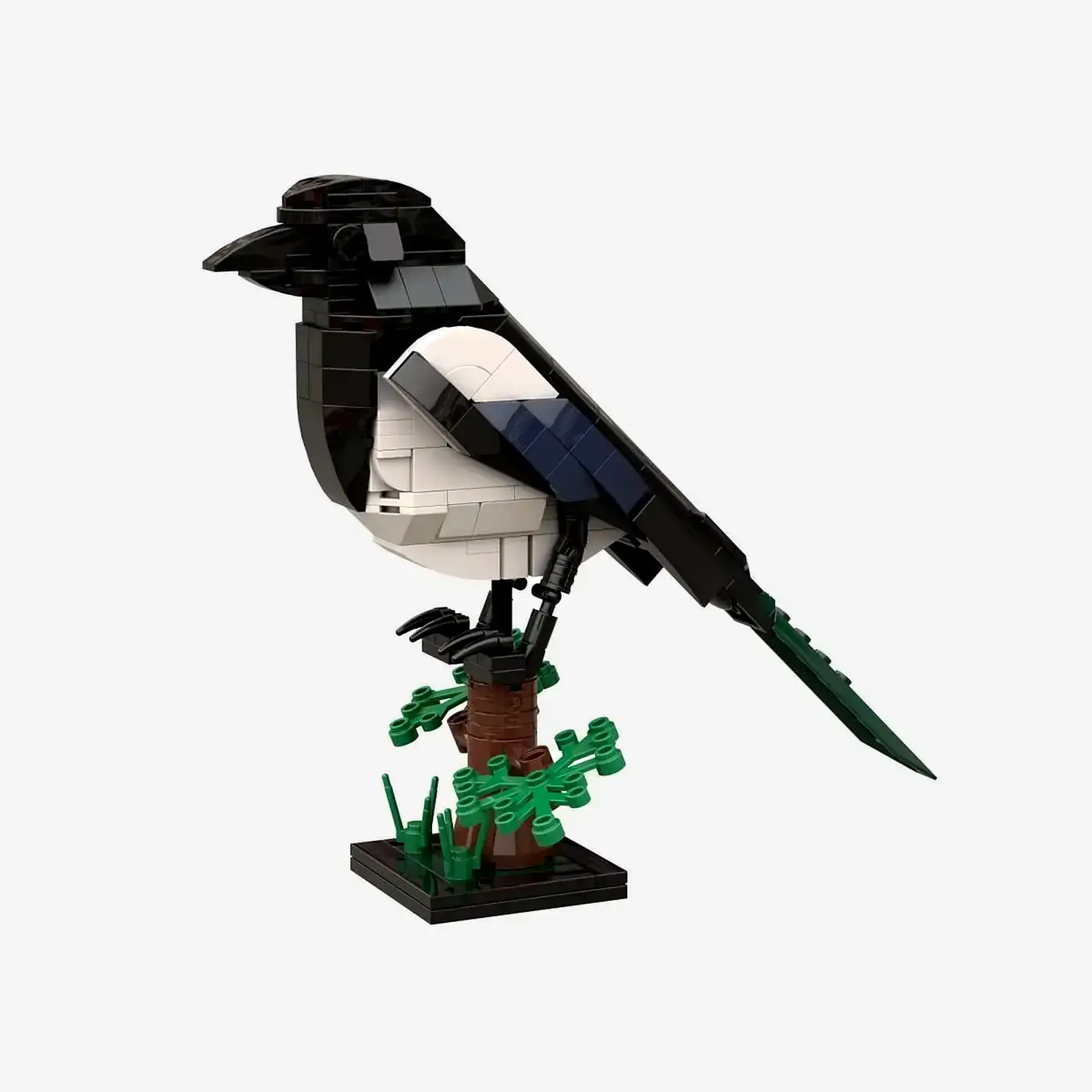BlueBrixx Eurasian Magpie • Set 106709 • SetDB