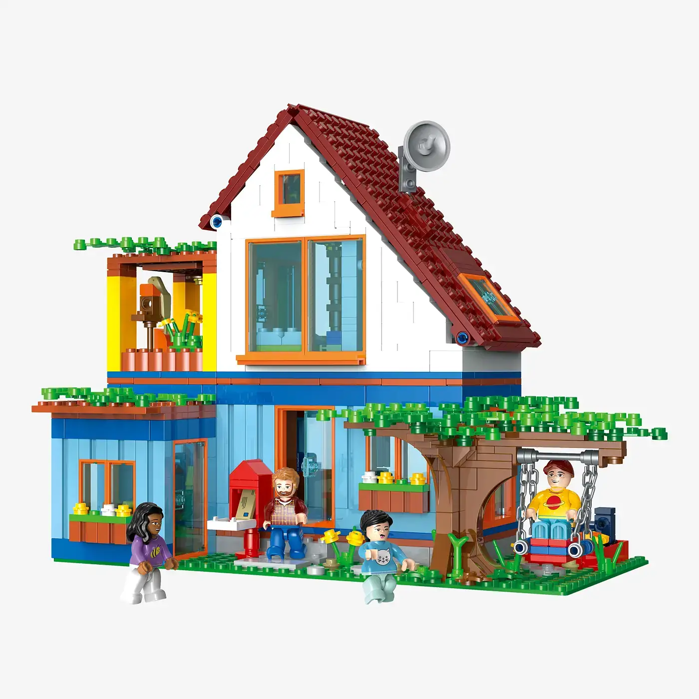 BlueBrixx Modern Family Home • Set 107587 • SetDB