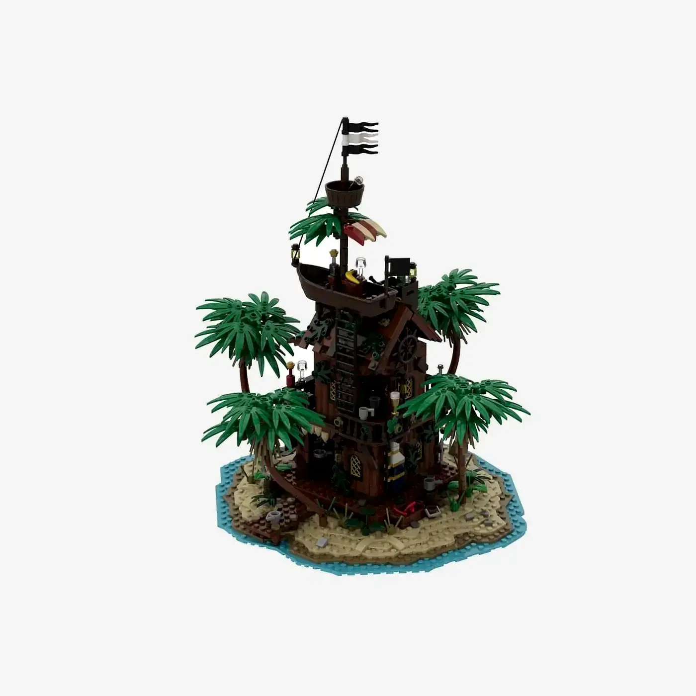 BlueBrixx Pirates Island Port tavern • Set 108326 • SetDB