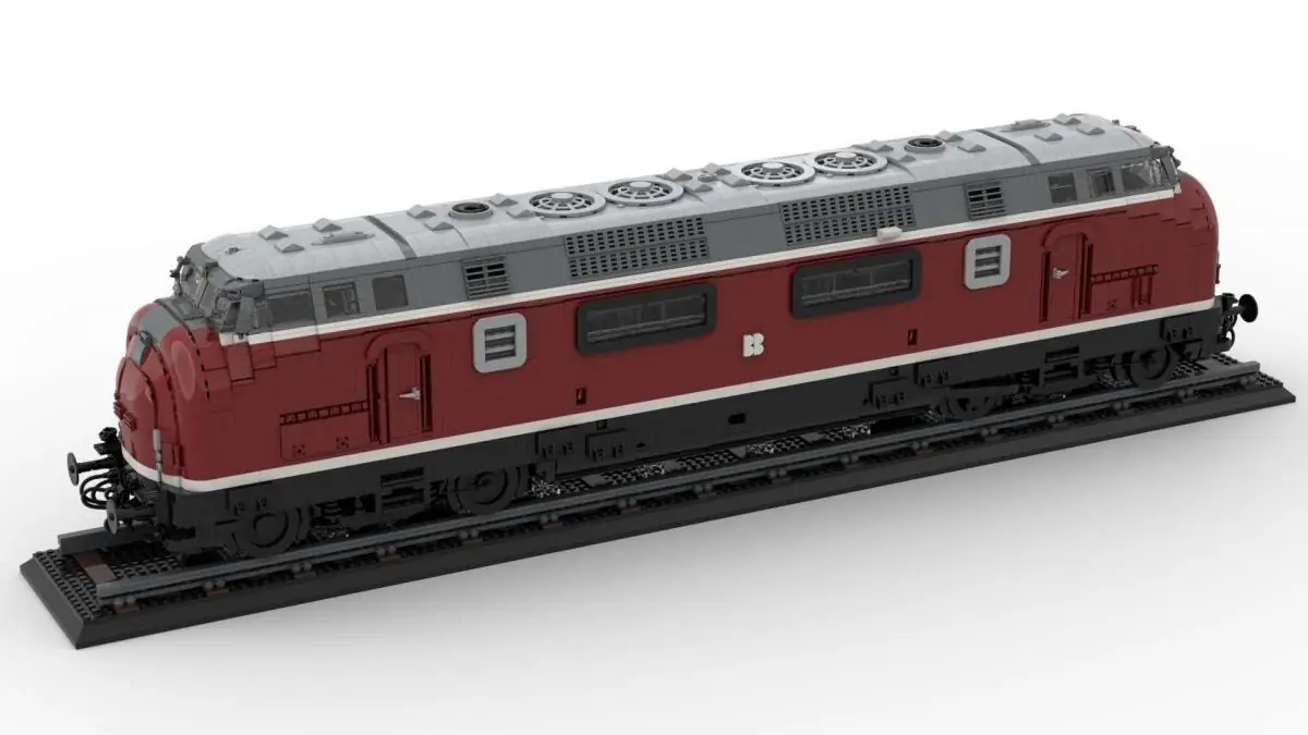 BlueBrixx Display Locomotive V200 • Set 108626 • SetDB