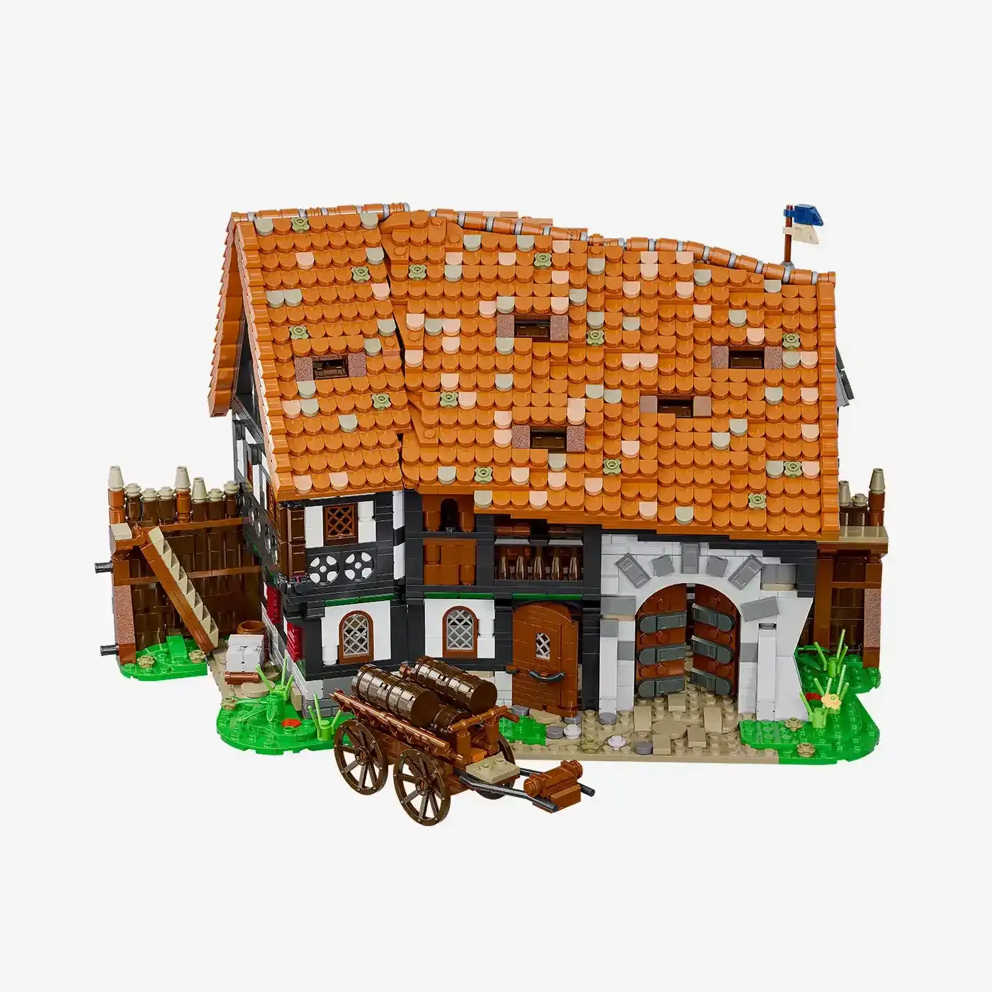 BlueBrixx Blaustein Castle Tithe Barn • Set 109116 • SetDB