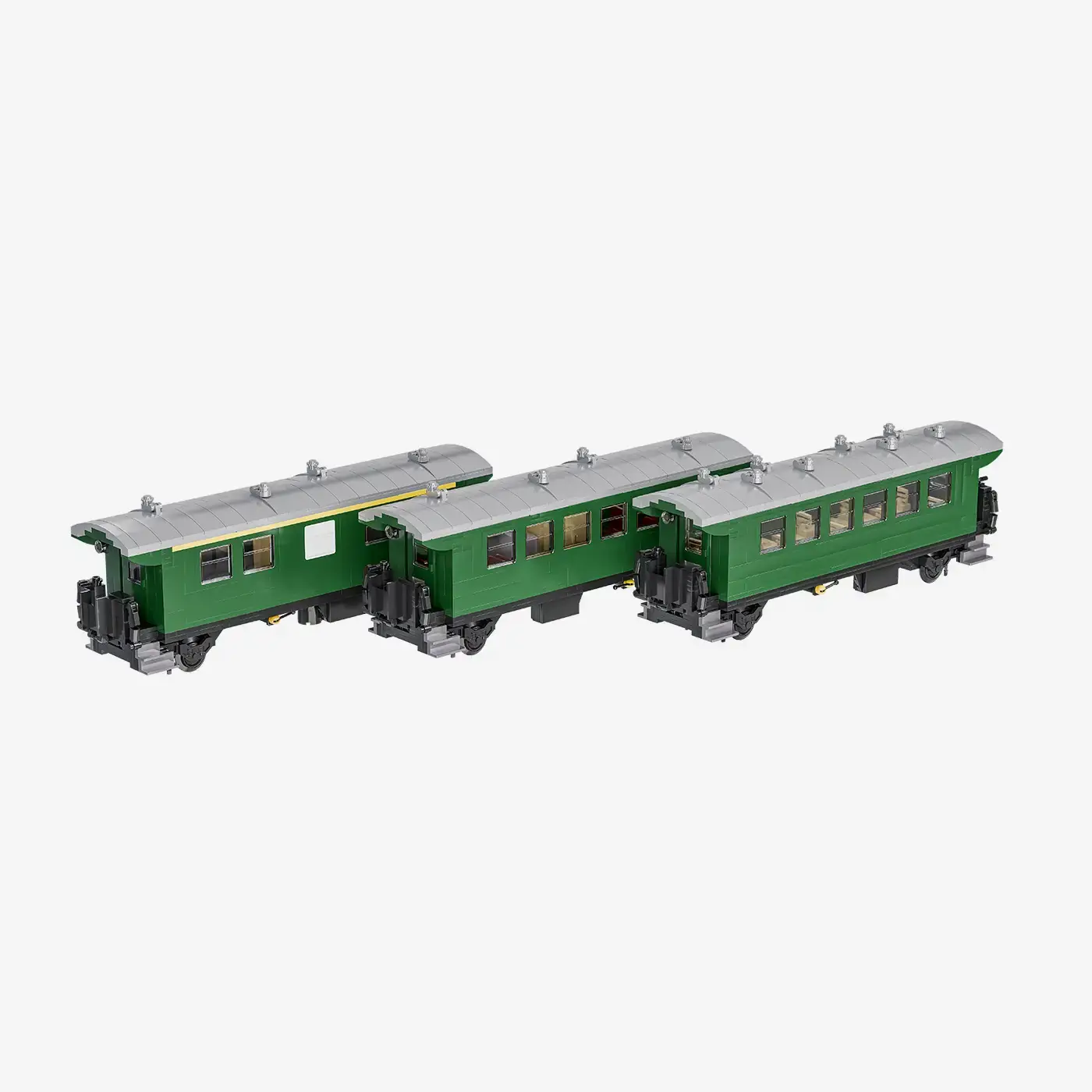 BlueBrixx Donnerbüchse Passenger Car 1st/2nd/3rd Class 3 in 1 Set