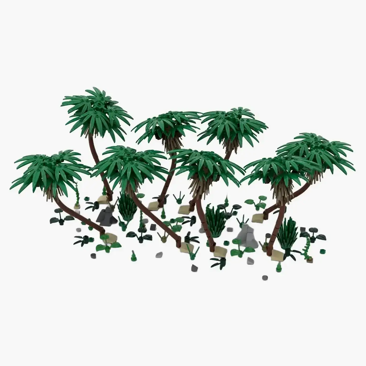 BlueBrixx Theme Set Island vegetation • Set 401325 • SetDB