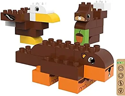 BioBuddi Wilde Tiere • Löwe in der Savanne • BABY BLOCKS
