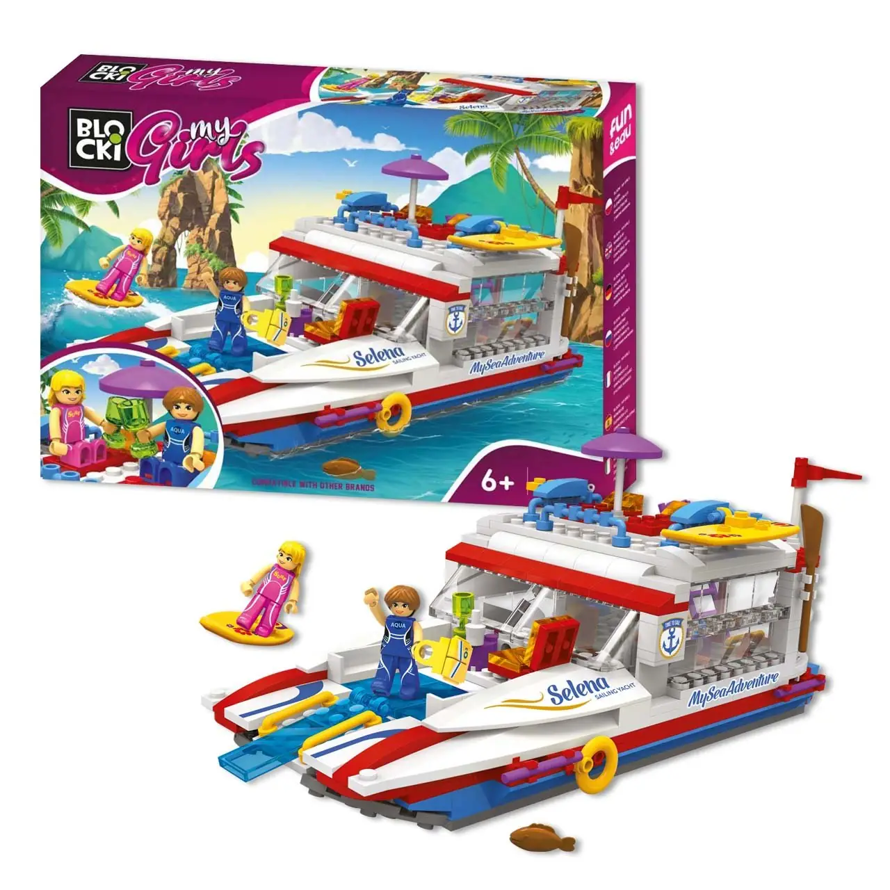 Klocki BLOCKI MyGirls Sea Adventure • Set KB0119 • SetDB