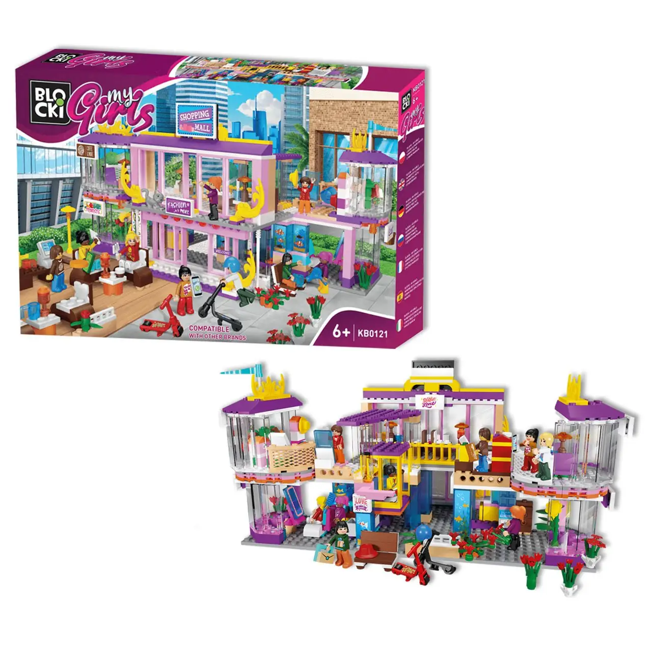 Klocki BLOCKI MyGirls Shopping center • Set KB0121 • SetDB