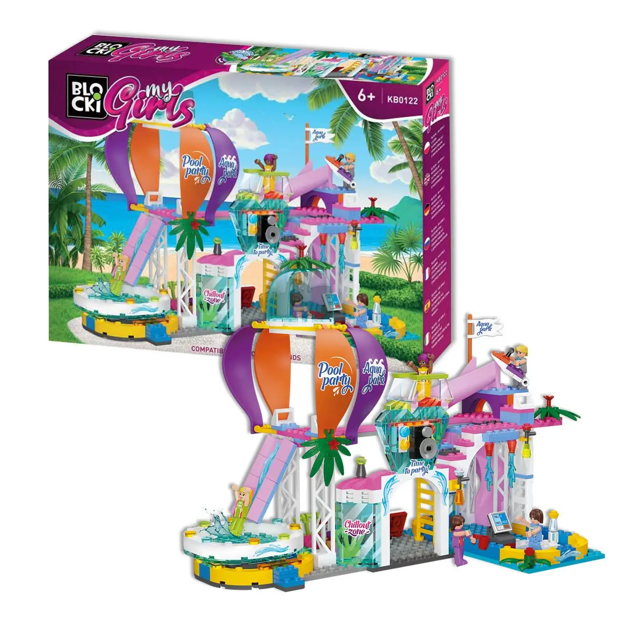Klocki BLOCKI MyGirls Aquapark • Set KB0122 • SetDB