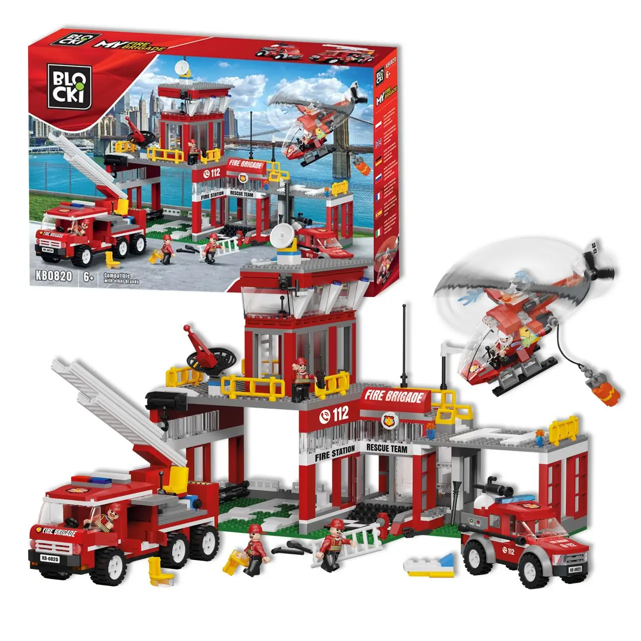 Klocki BLOCKI MyFireBrigade Fire Department • Set KB0820