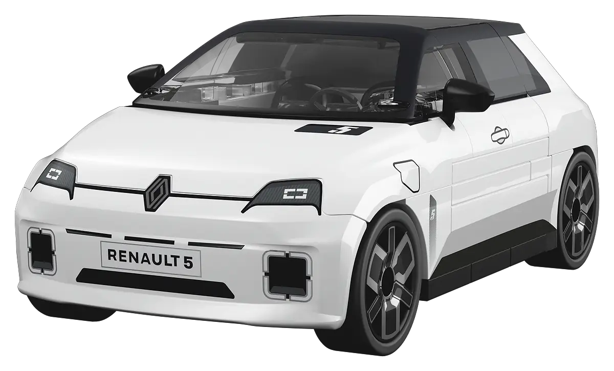 Cobi Renault 5 E-Tech weiß • Set 24675 • SetDB