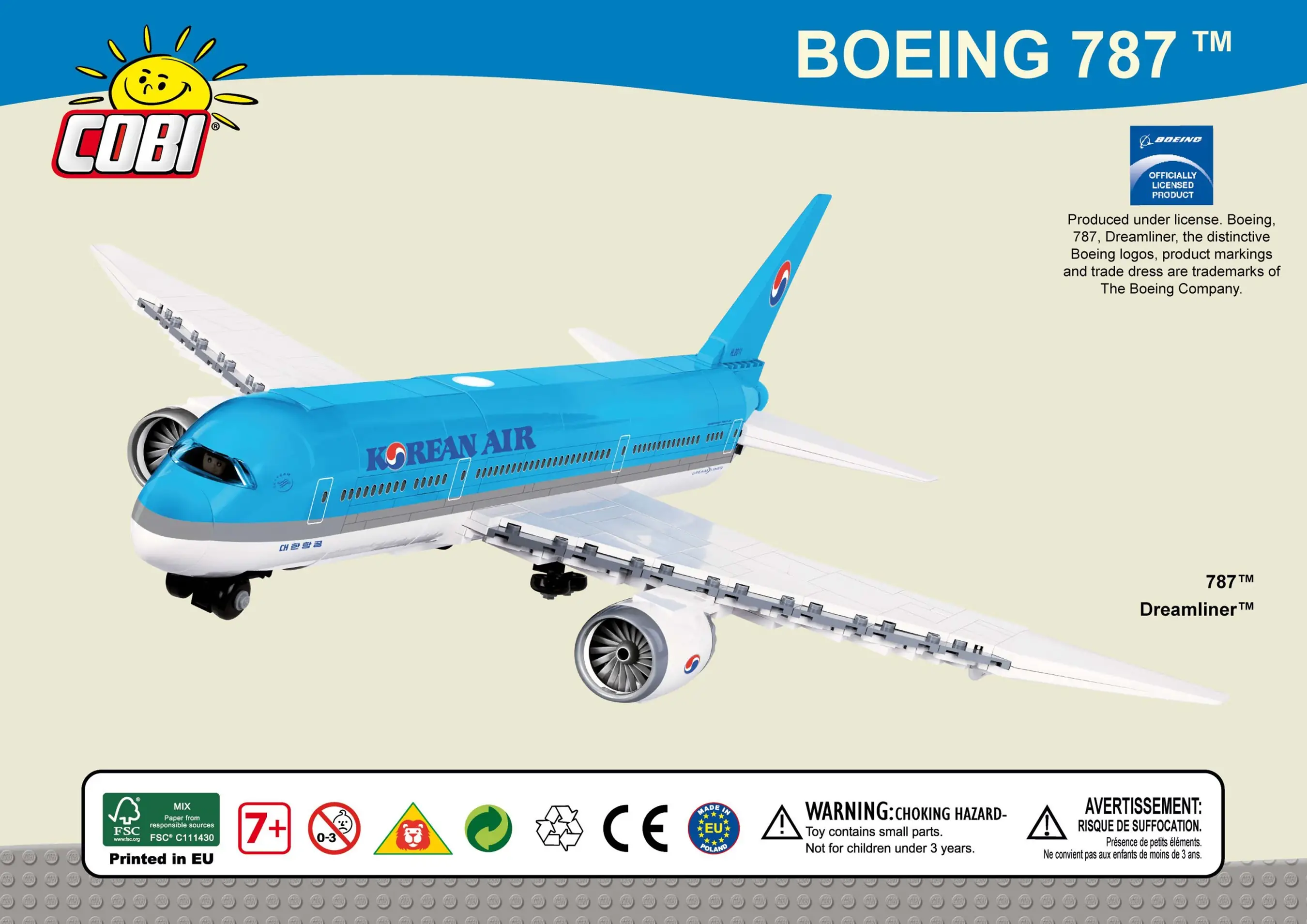 Cobi Boeing 787 Korean Air • Set 26601 • SetDB