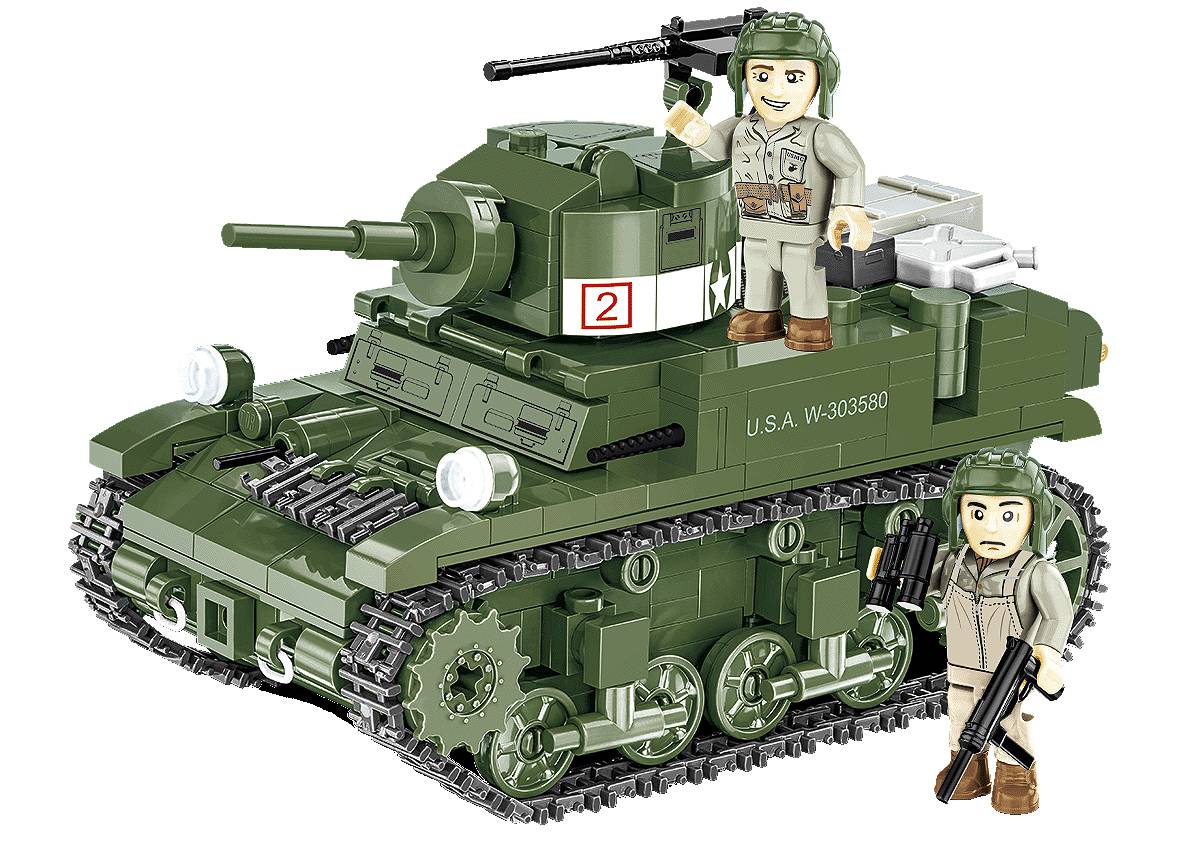 Cobi M3 Stuart • Set 3129 • SetDB • Merlins Bricks