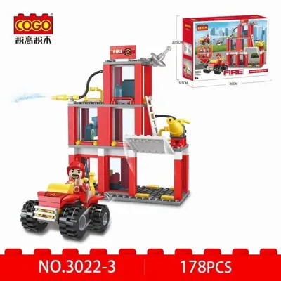 Cogo Fire Sea Rescue • Set 3618 • SetDB • Merlins Bricks