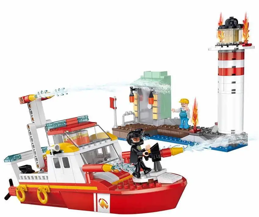 Cogo Fire Sea Rescue • Set 3618 • SetDB • Merlins Bricks