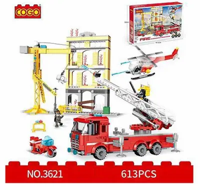 Cogo Fire Sea Rescue • Set 3618 • SetDB • Merlins Bricks