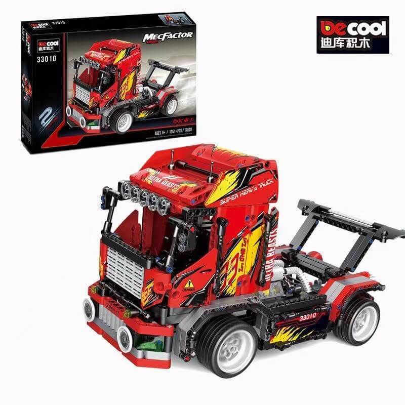 Decool Race Truck • Set 33010 • SetDB • Merlins Bricks