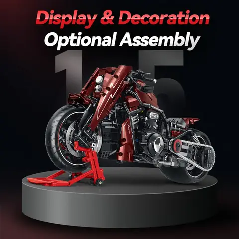 Gudi Red Motorcycle • Set GUD-70007 • SetDB • Merlins Bricks