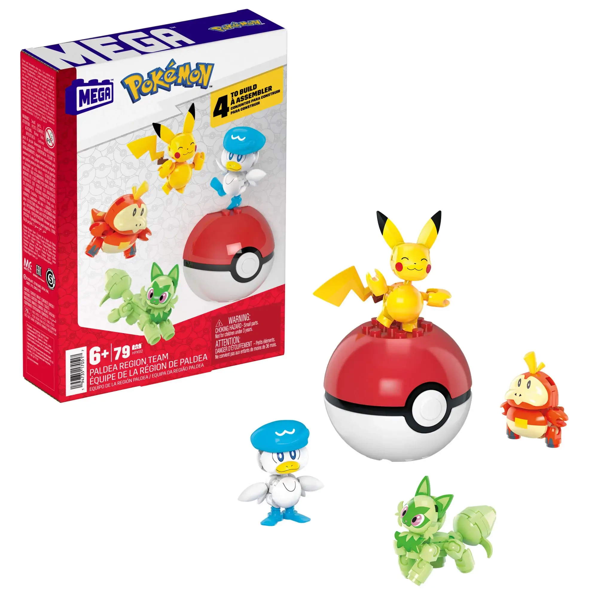 Mattel MEGA Pokémon Paldea Region Team • Set HPX92 • SetDB