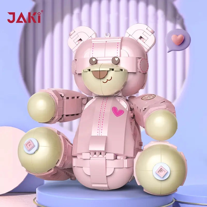 Jaki Teddy Pink Bear • Set JK8133 • SetDB • Merlins Bricks