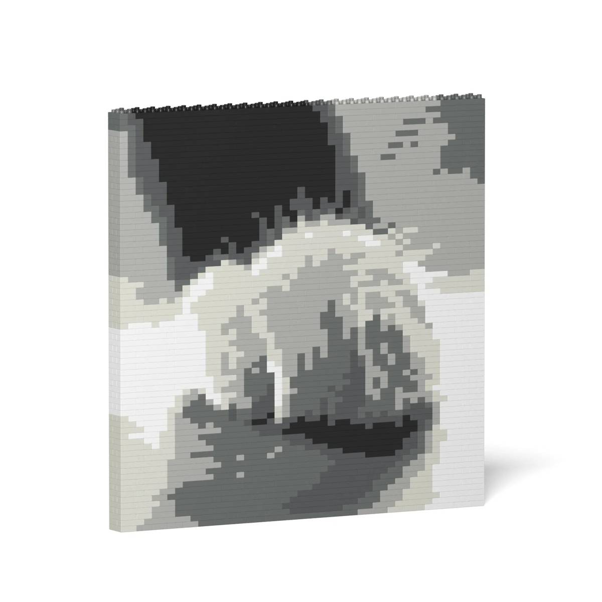 JEKCA Tuxedo Cat Brick Painting 02S • SCULPTOR BLOCKS