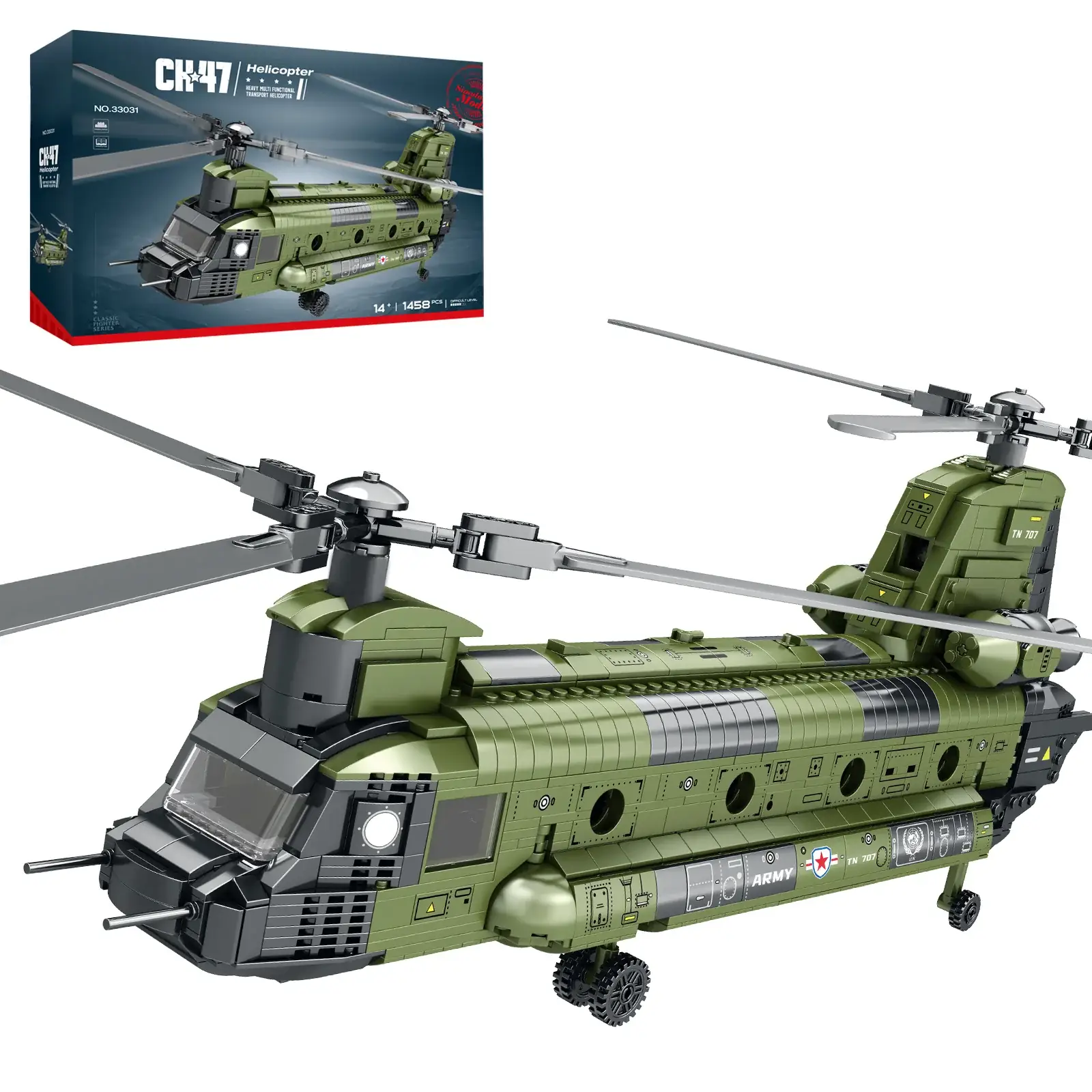 JMBricklayer CH-47 Helicopter • Set 33031 • SetDB