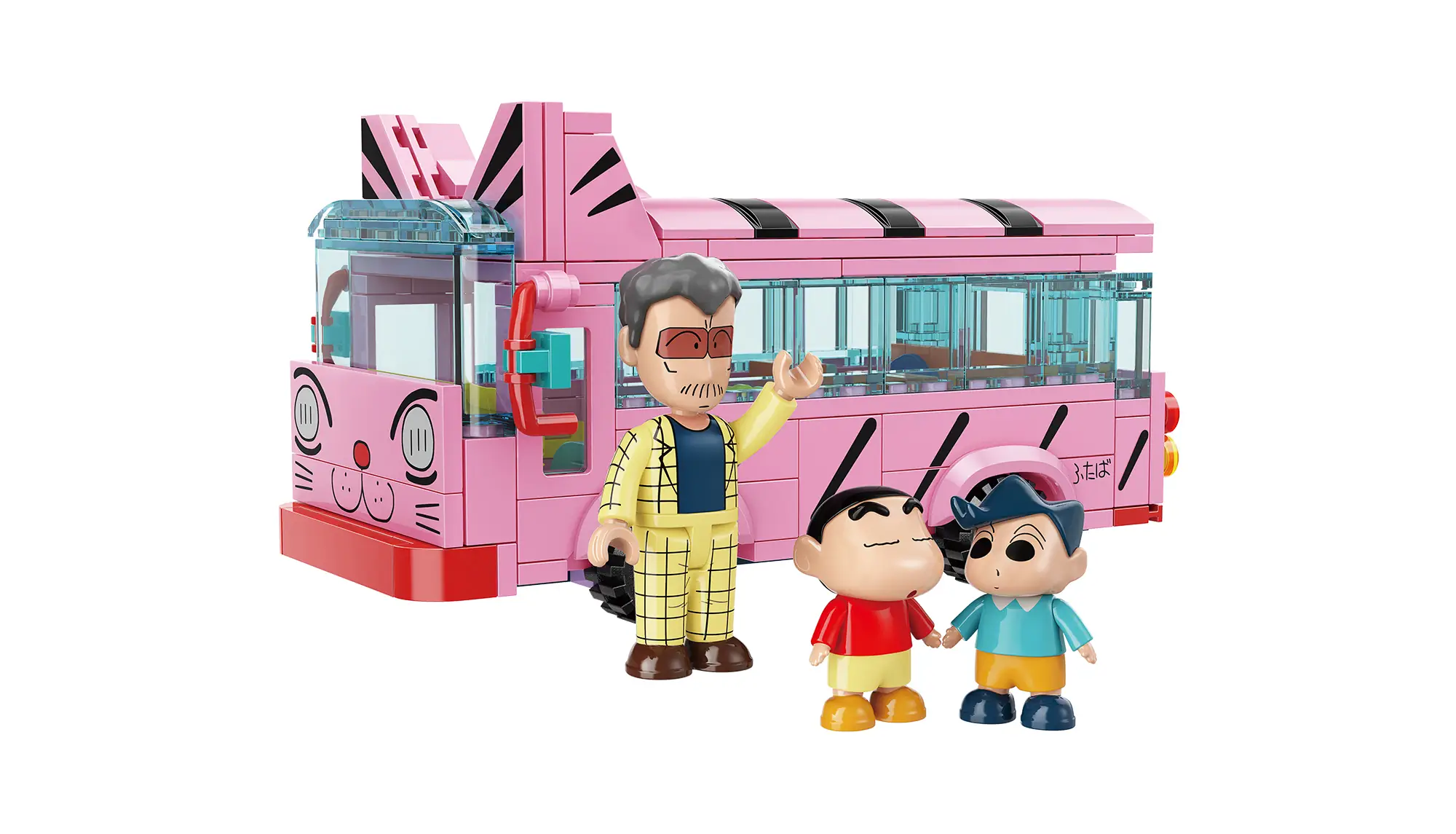 Keeppley Crayon Shin-chan Kitty Schoolbus • Set K20605