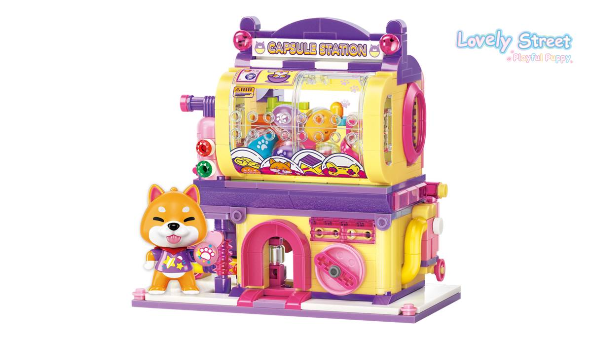 Keeppley Shiba Inu Gashapon Machine • Set K28010 • SetDB