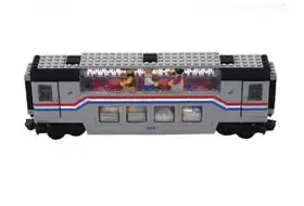 LEGO Trains Blue Hopper Car • Set 4536 • SetDB