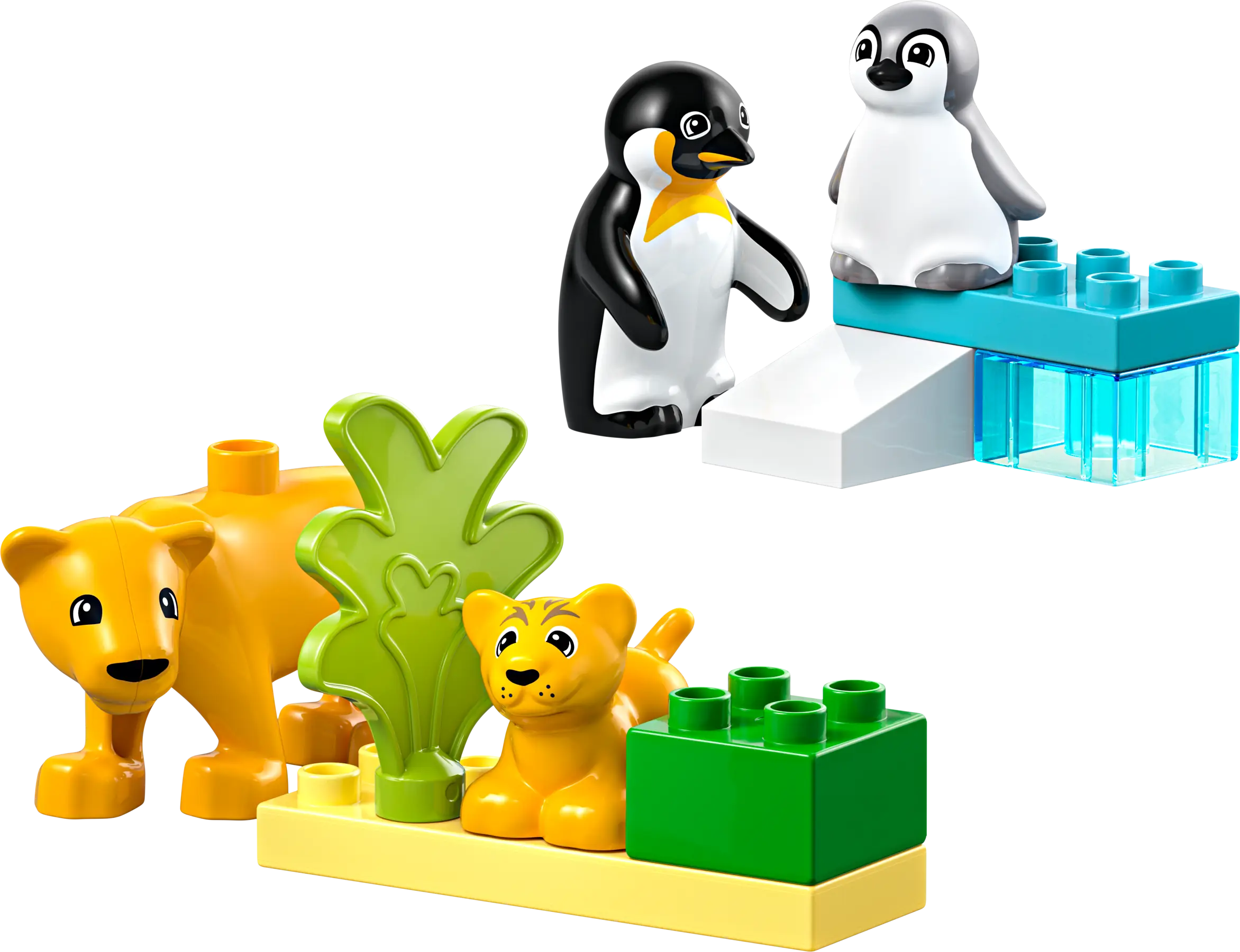 LEGO DUPLO Wild Animal Families Penguins & Lions