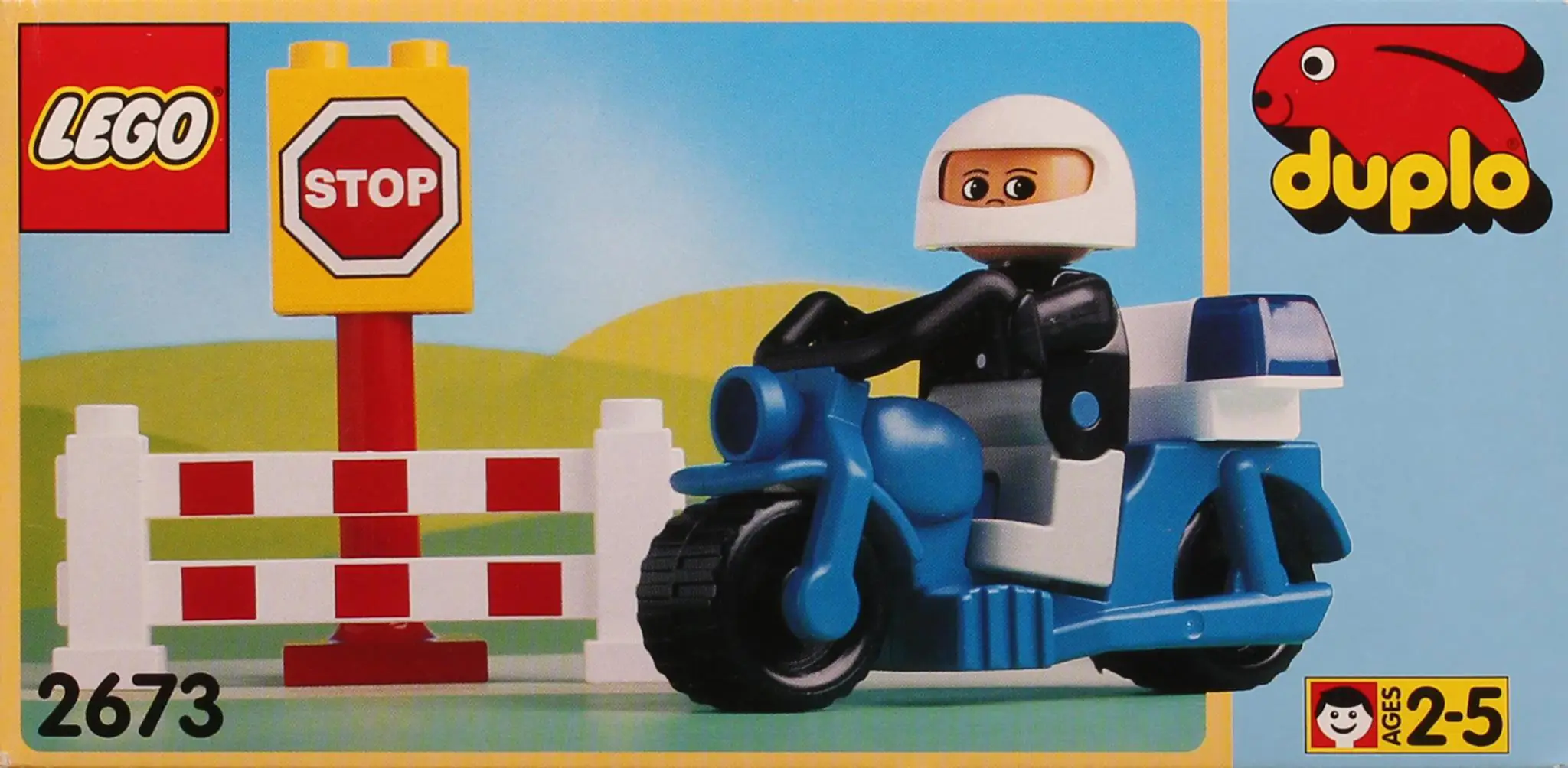 LEGO DUPLO Motorcycle Patrol • BABY BLOCKS • Set 2673