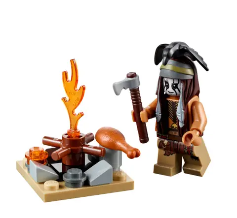 LEGO The Lone Ranger Tonto Clean Outfit • Minifig tlr002