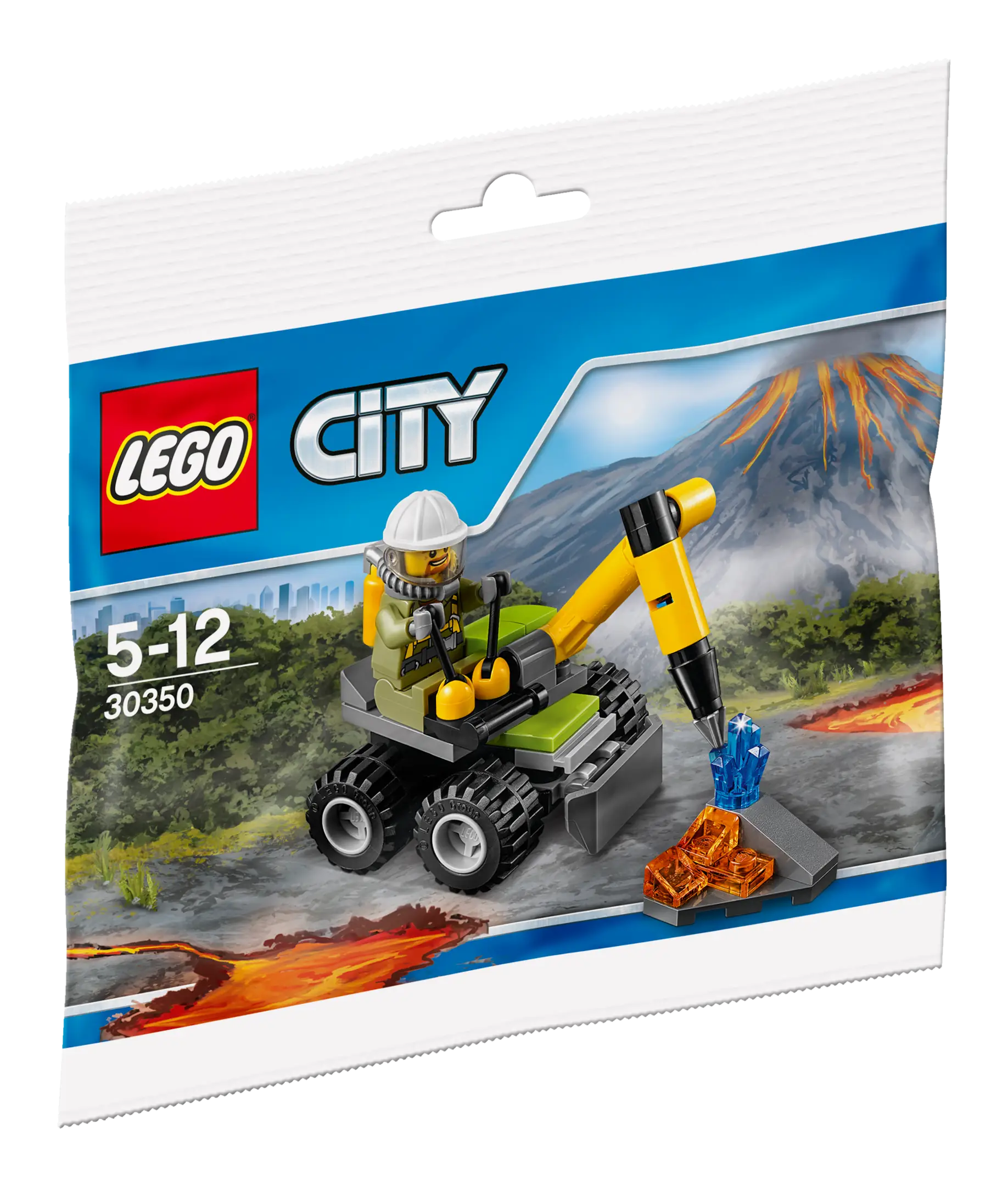 LEGO City Volcano Jackhammer • Set 30350 • SetDB