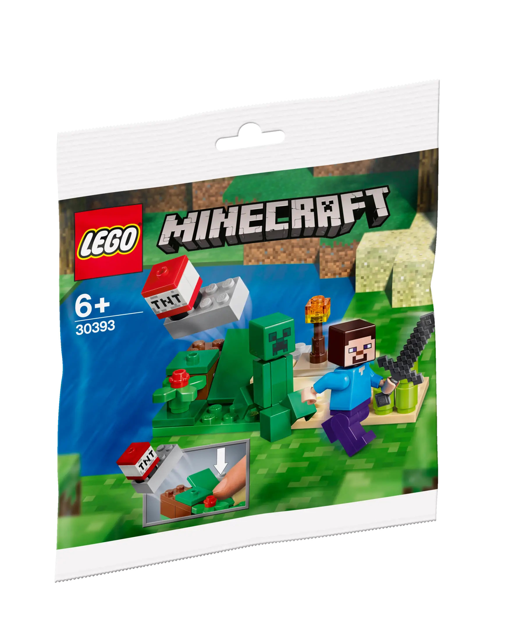LEGO Minecraft Steve and Creeper • Set 30393 • SetDB