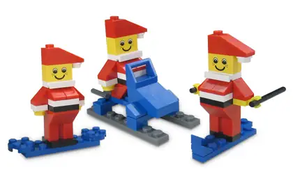 LEGO Holiday Ornament / Bauble with Green Bricks