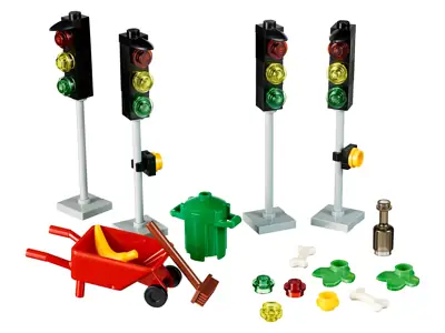LEGO Xtra Streetlamps • Set 40312 • SetDB • Merlins Bricks