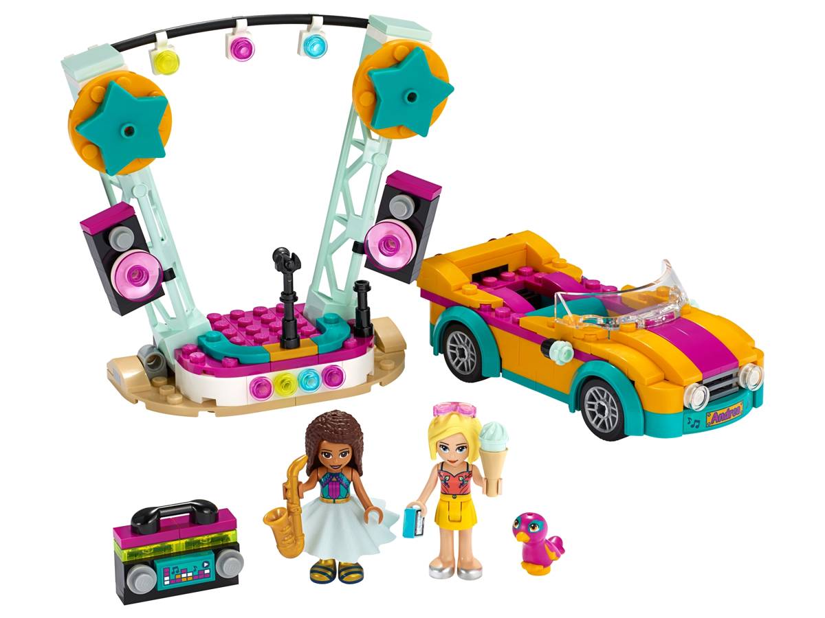 LEGO Friends Andrea's Car & Stage • Set 41390