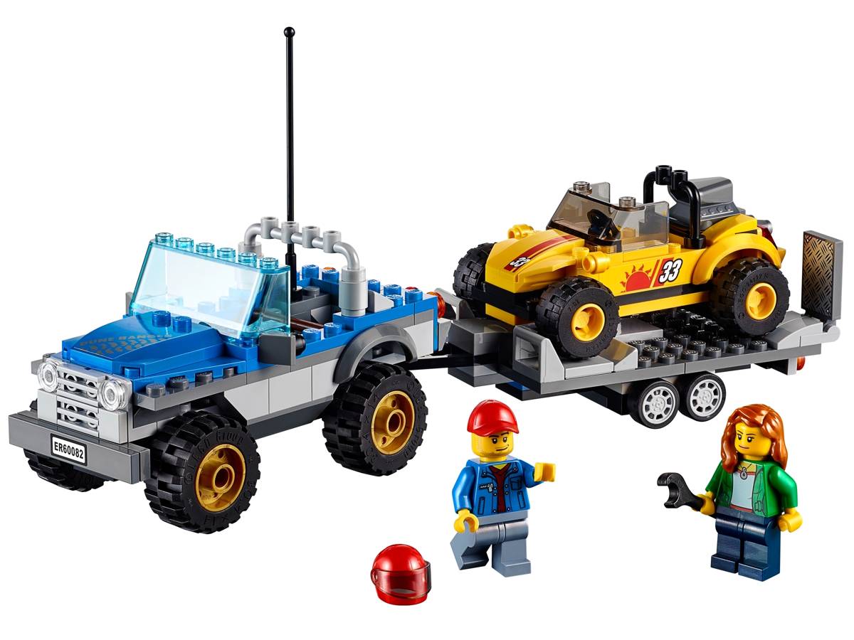 LEGO City Dune Buggy Trailer • Set 60082 • SetDB