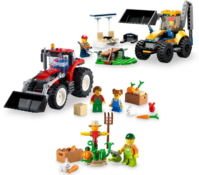 LEGO City Bundle Pack, 2 in 1 Combo Pack with Bonus Pack Big Wheel Gift Set
