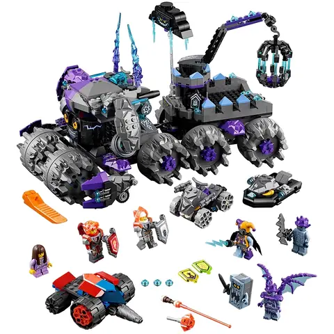 LEGO NEXO KNIGHTS Jestro Bright Light Orange and Dark Purple
