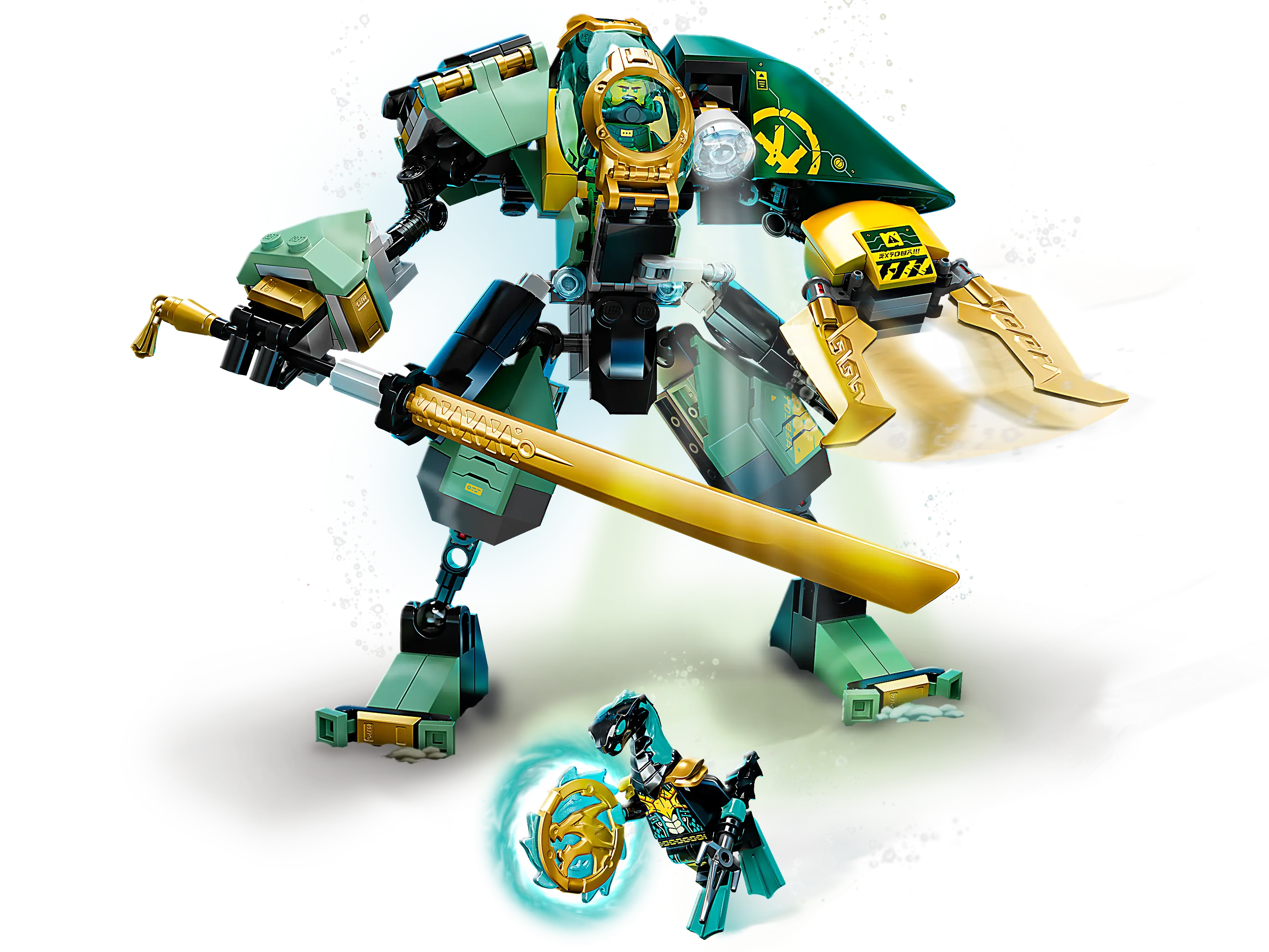 LEGO NINJAGO Lloyd's Hydro Mech • Set 71750 • SetDB LEGO NINJAGO Lloyd's Hydro Mech • Set 71750 • SetDB