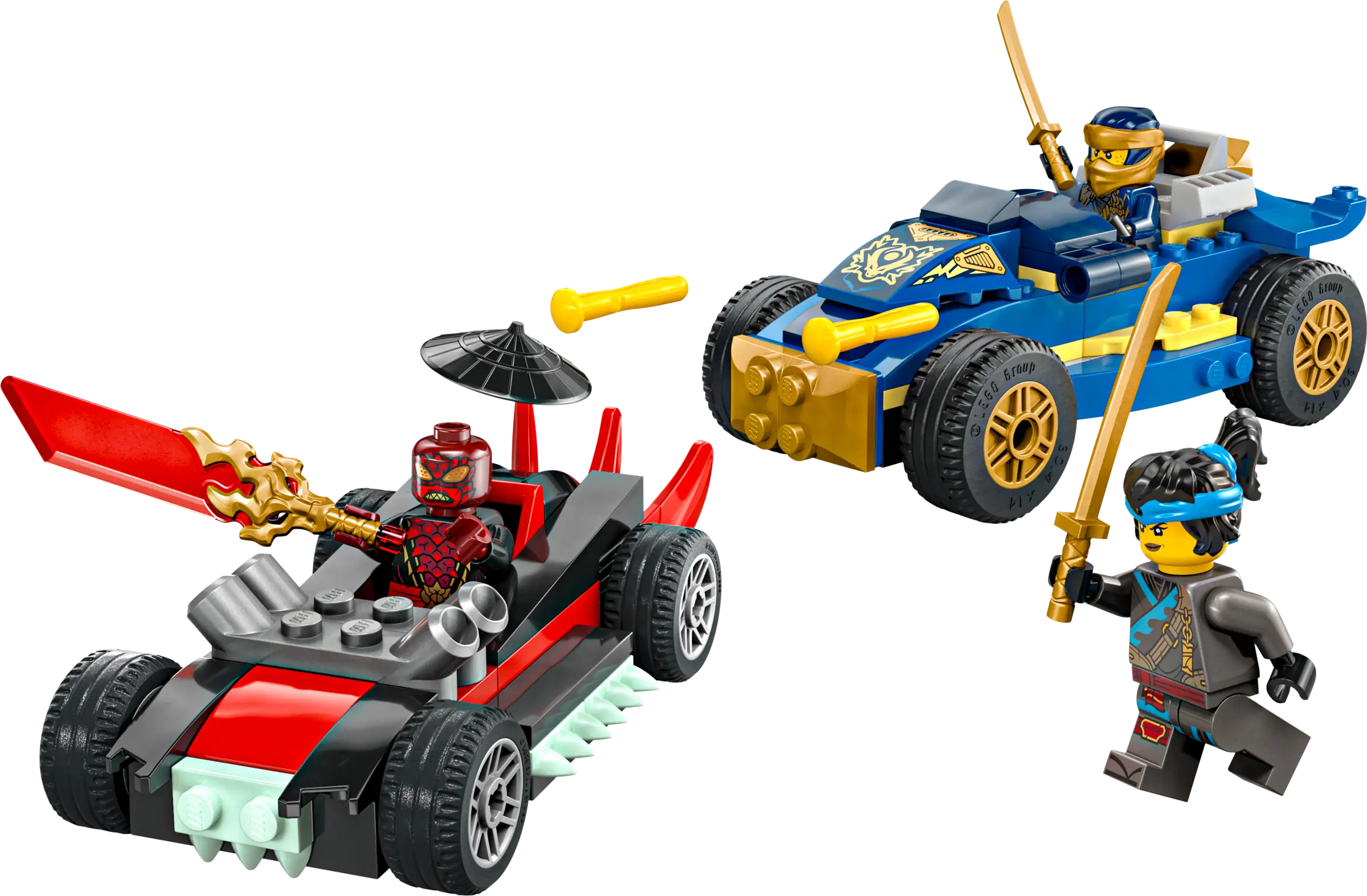 LEGO NINJAGO Rogue vs. Drix Race Car Duel • Set 71840