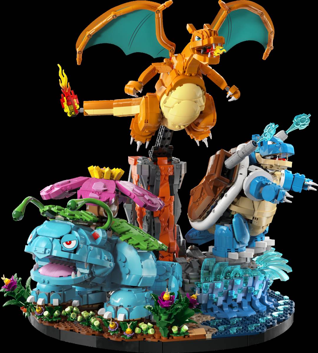LEGO Pokémon Venusaur, Charizard and Blastoise • Set 72153