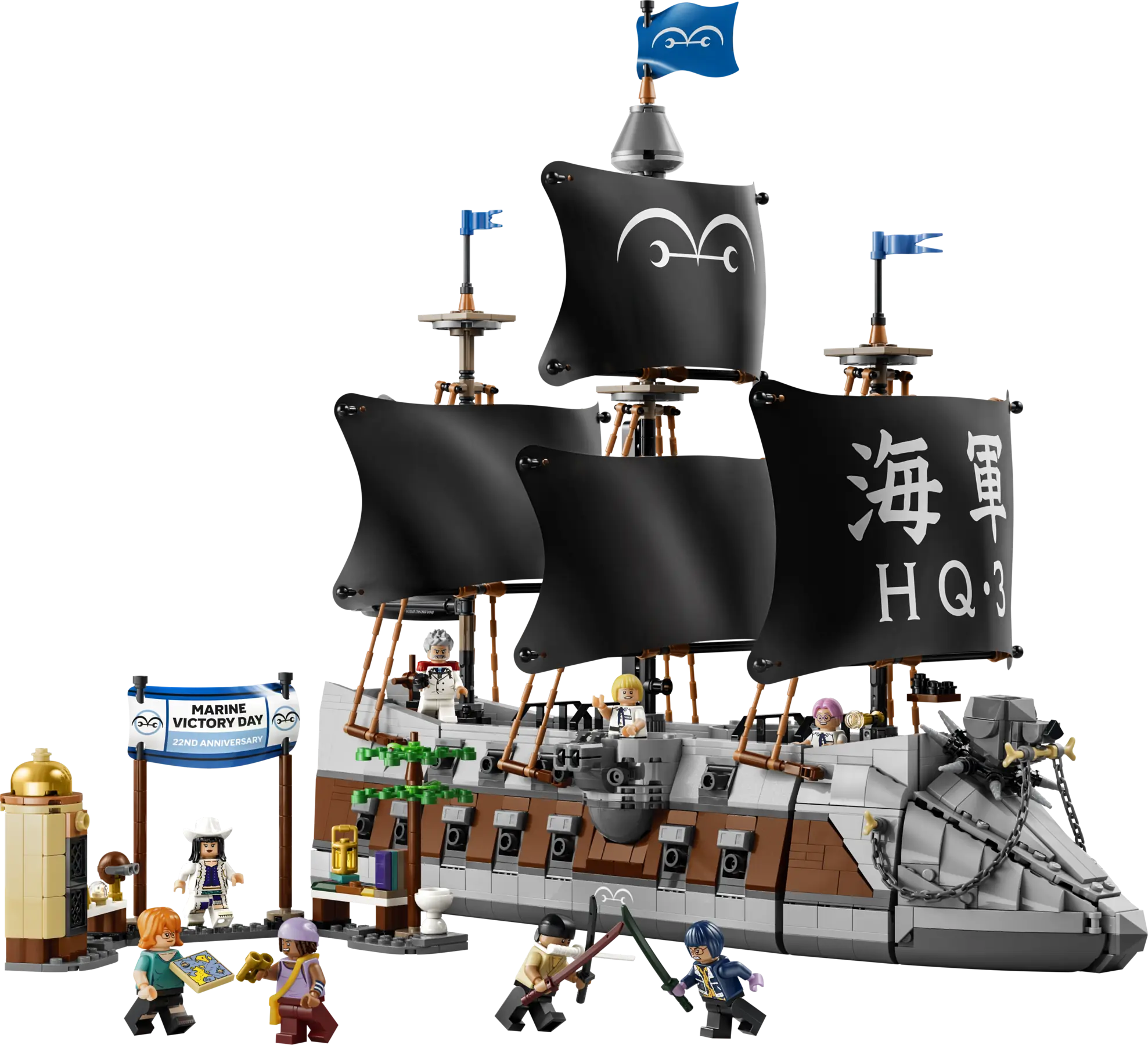 LEGO One Piece Garp's Marine Battleship • Set 75646