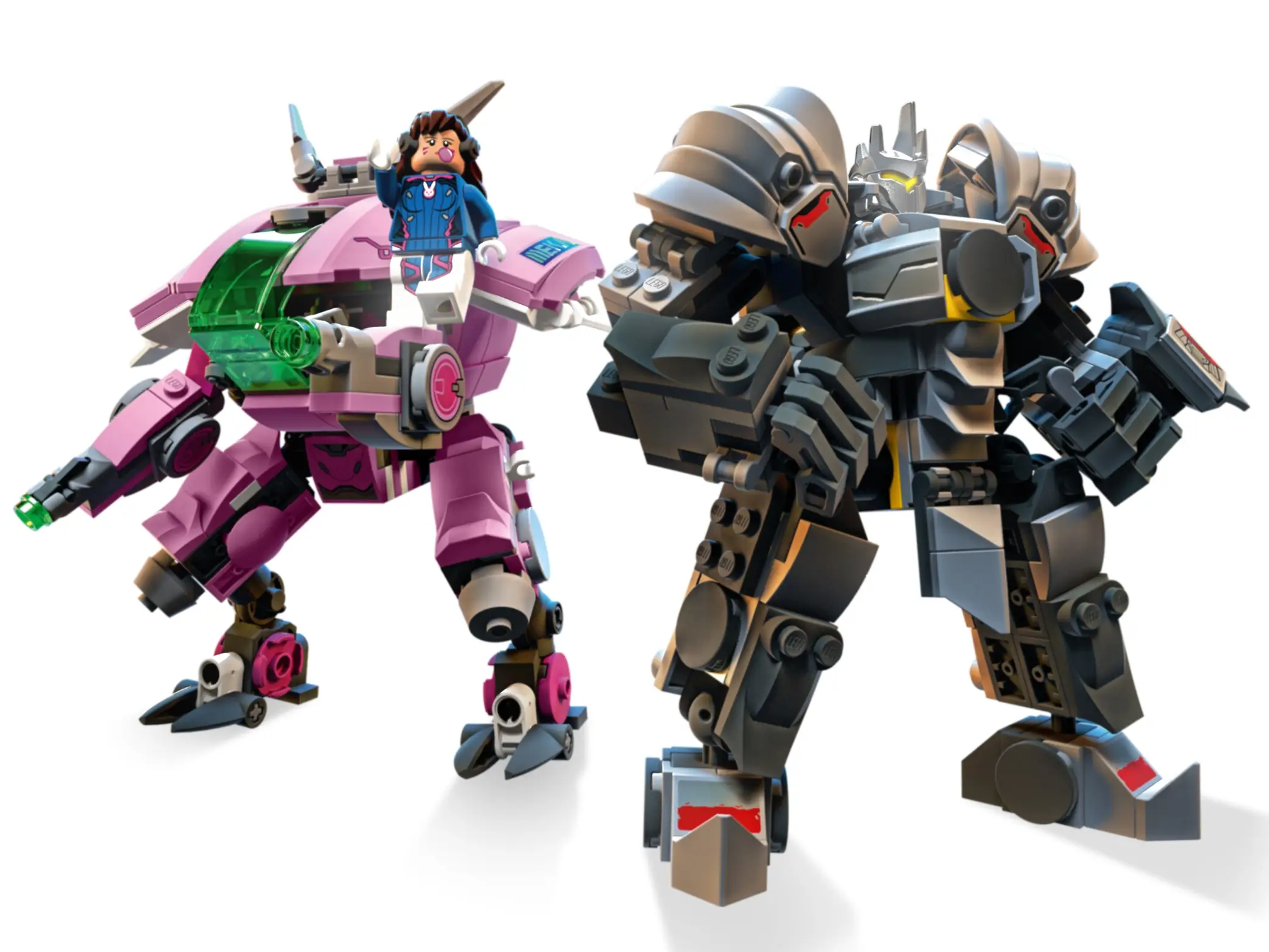 LEGO Overwatch D.Va Reinhardt Set 75973 SetDB