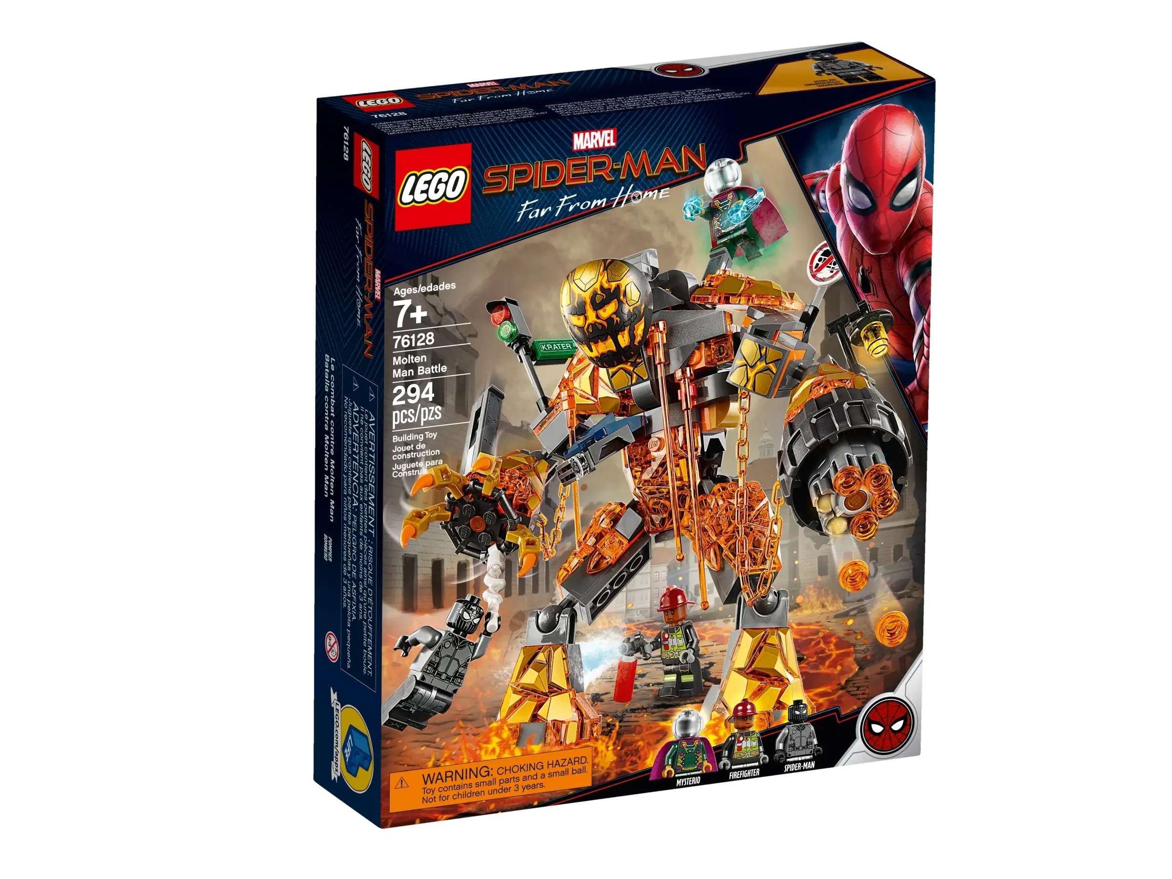 LEGO Marvel Molten Man Battle Set 76128 SetDB