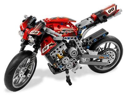 LEGO Technic Motorbike • Set 8051 • SetDB • Merlins Bricks