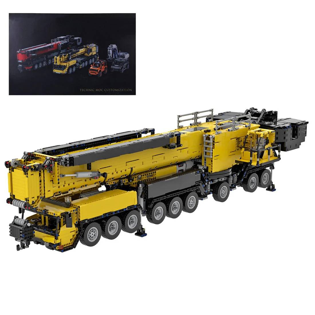 LesDiy Small Particles V3.0 2.4G RC Mobile LTM1750-9.1 All-terrain Crane