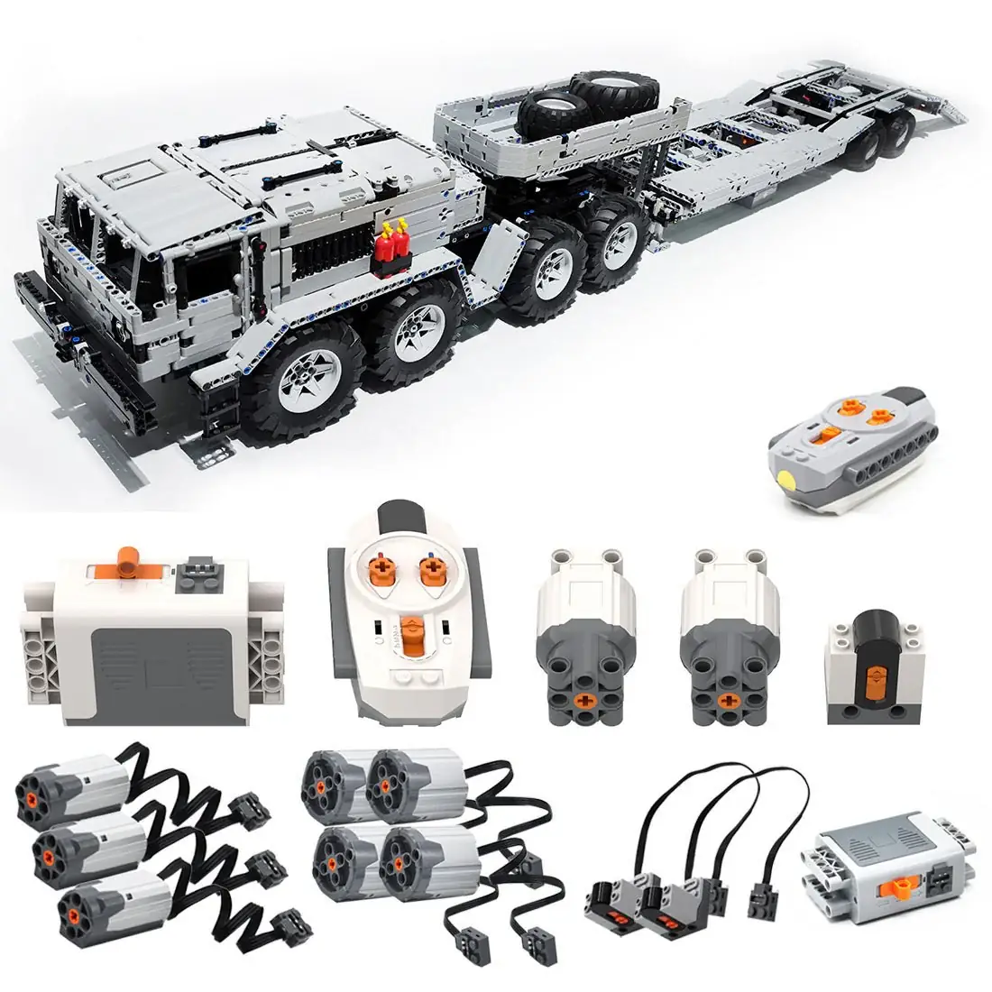 LesDiy MAZ-537 8x8 Military Truck with Electric Trailer