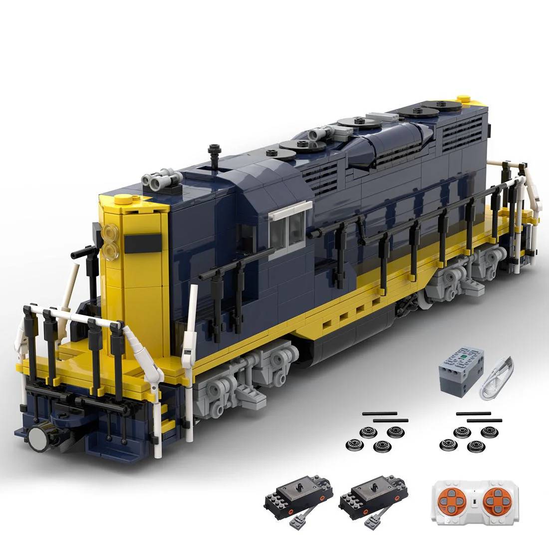 LesDiy Santa Fe GP9 Train • Set 3429078 • SetDB